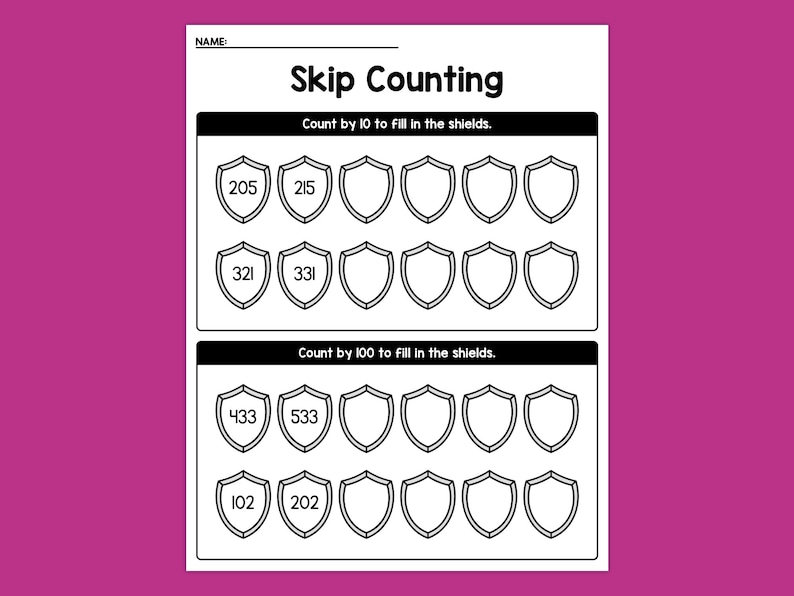 No Prep Place Value Worksheets | 1st, 2nd, 3rd Grade Fantasy Place ...