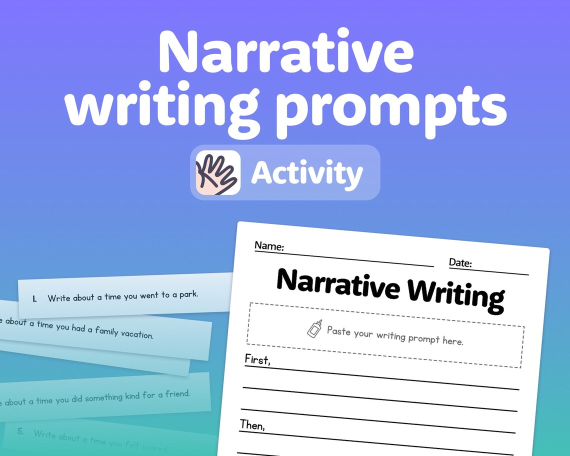 Narrative Writing Prompts Differentiated 2nd & 3rd Grade - Etsy