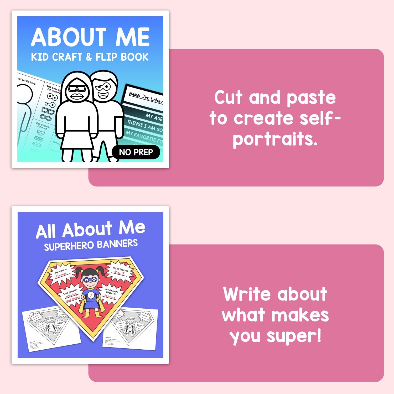 All About Me Classroom Bundle | Kindergarten, 1st, 2nd Grade Back to ...