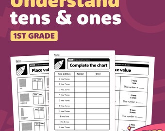Tens and Ones - Etsy