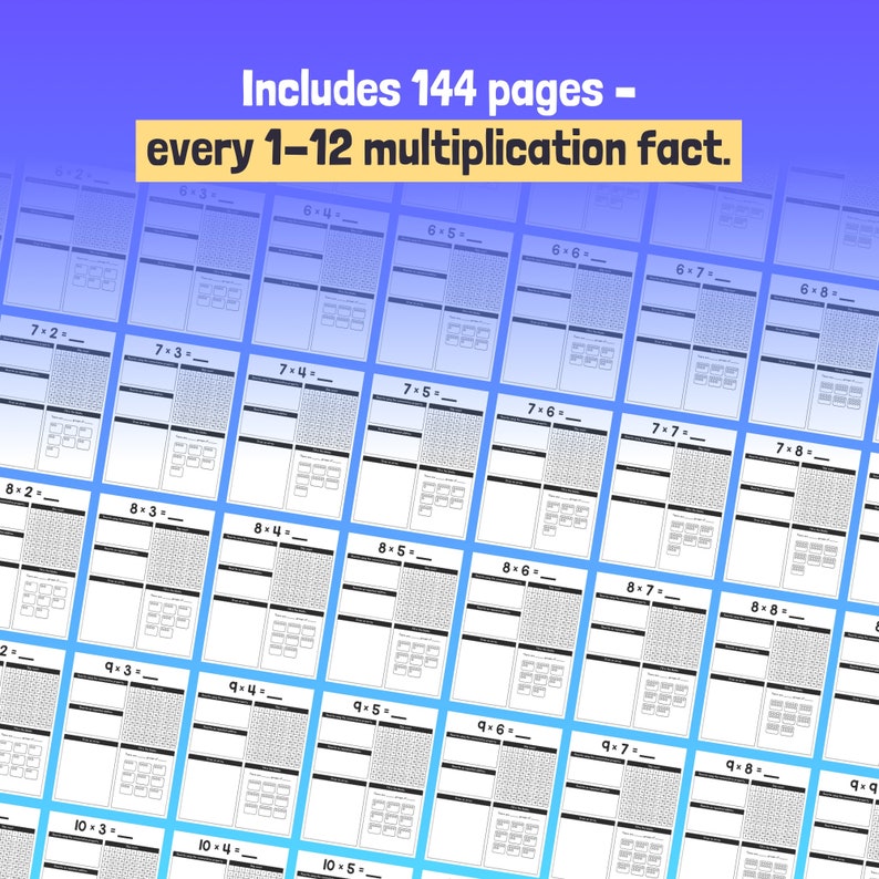 0-12 Multiplication Facts Worksheets | Times Table Activities — 2nd ...