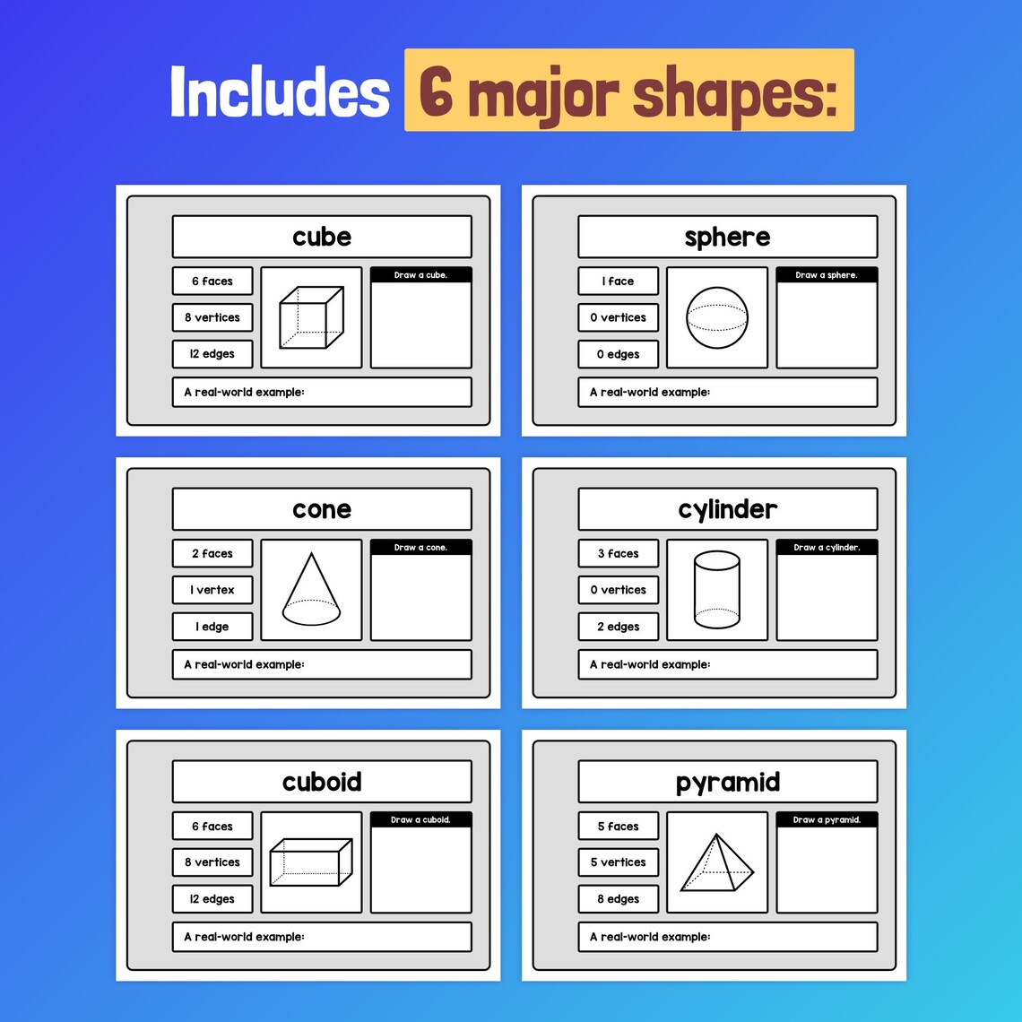 3D Shapes Activity | 1st, 2nd, 3rd Grade 3D Shapes Booklet, Common Core ...