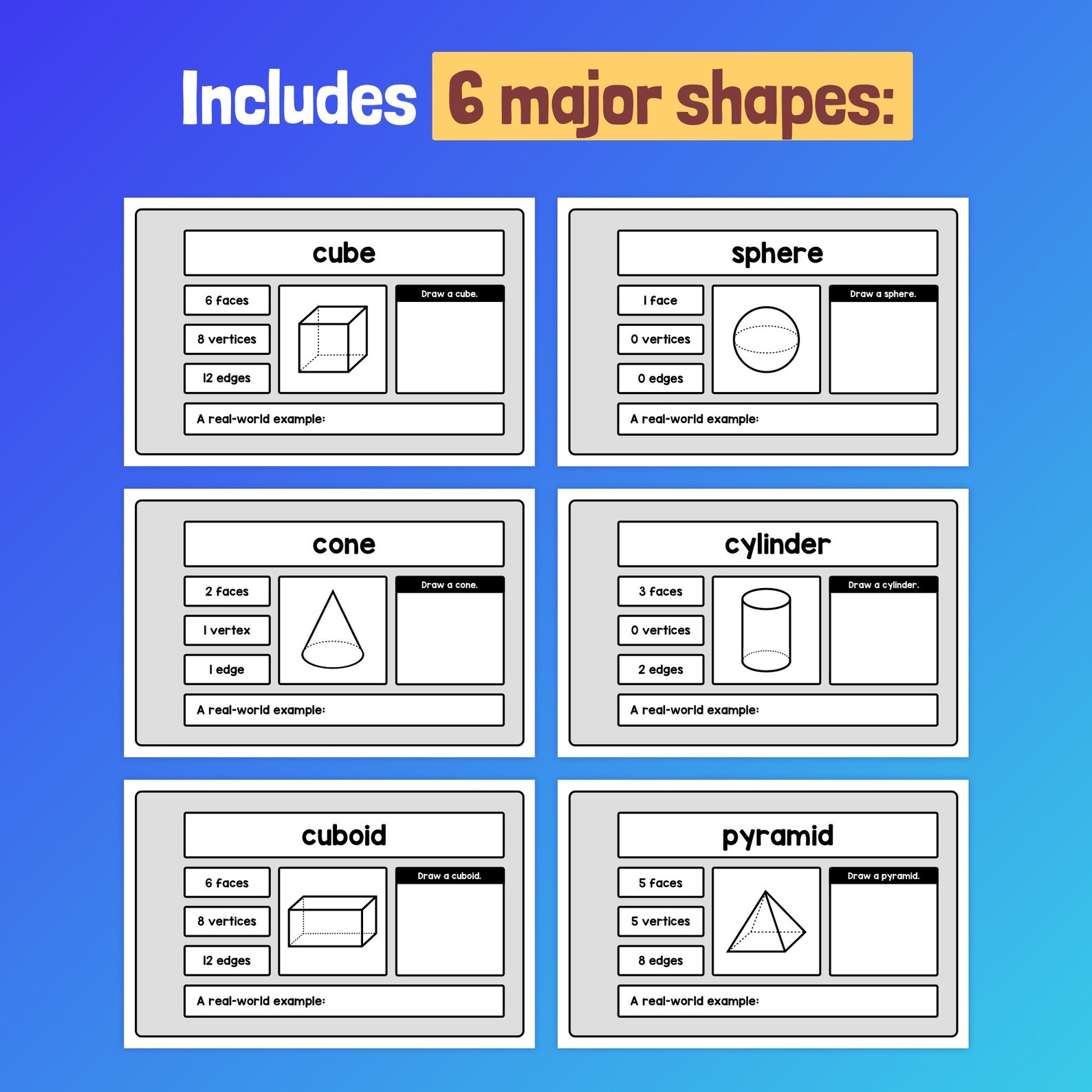 3D Shapes Activity | 1st, 2nd, 3rd Grade 3D Shapes Booklet, Common Core ...