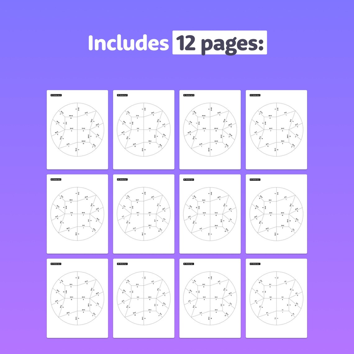 3rd Grade Division Puzzles | 3rd & 4th Grade Division Activity ...