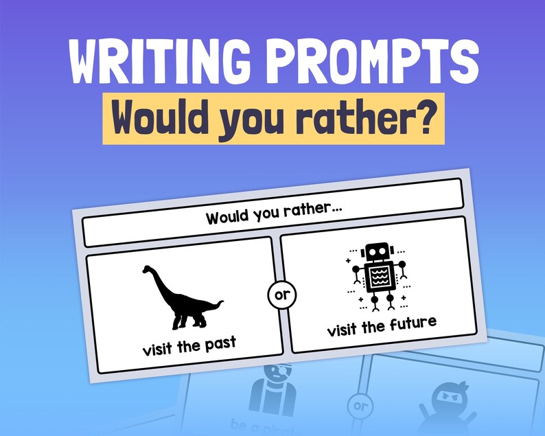 Would You Rather Opinion Writing Prompts 1st 2nd 3rd Grade - Etsy