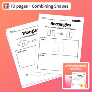 2D Shapes BUNDLE | Kindergarten Shapes, 1st Grade Shapes, 2nd Grade ...