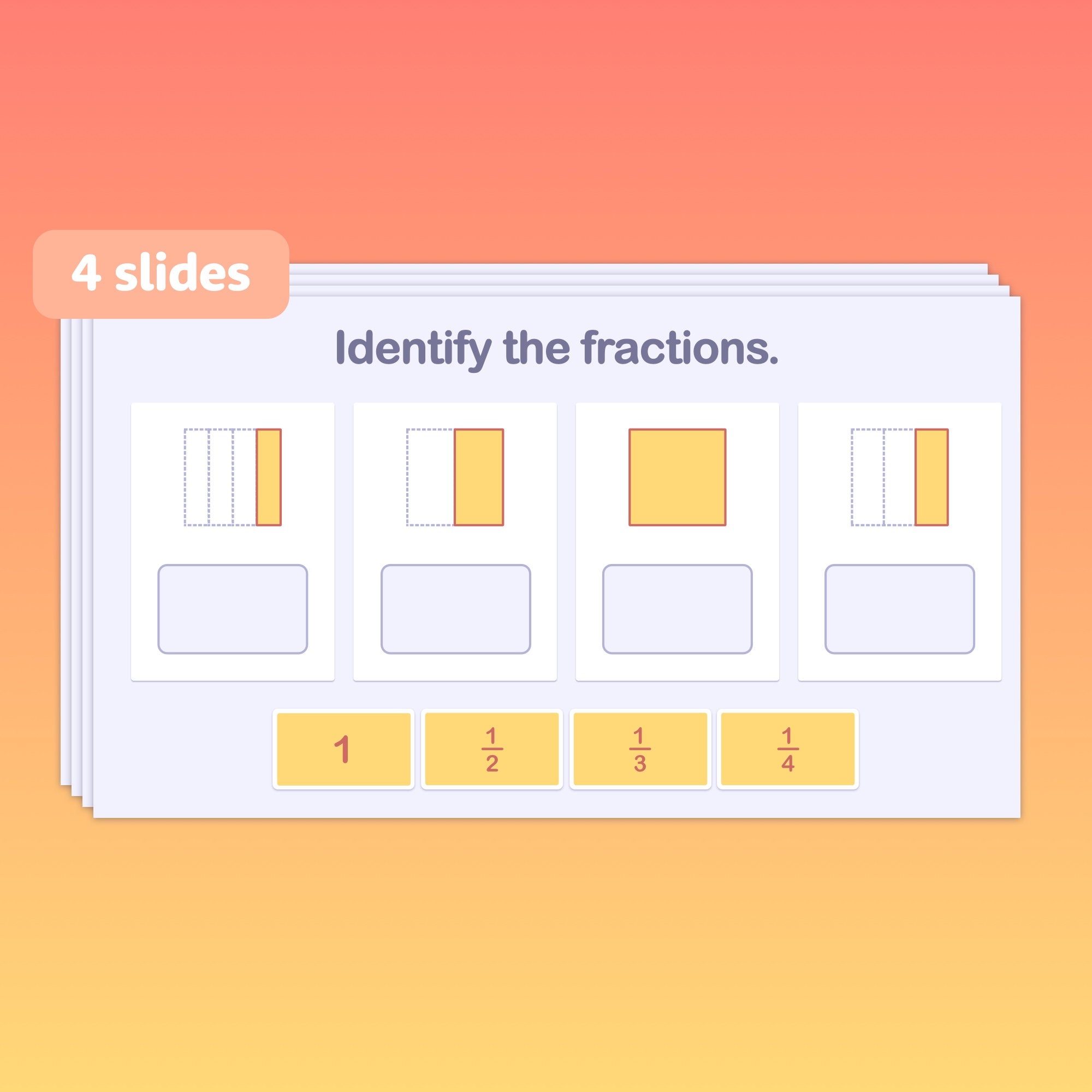 Beginner Fractions Activities & Fractions Lesson Fractions for Google ...