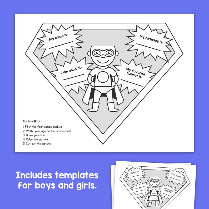 First Day of School Icebreaker Activity | 1st & 2nd Grade Ice Breaker ...