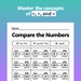 Comparing 2 Digit Numbers Worksheets Greater Than, Less Than, & Equal ...