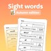 Fall Writing Bundle | Kindergarten and 1st Grade Autumn, Halloween, and ...