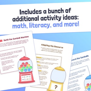 Gumball Fractions Activity | Fractions Craft — 2nd & 3rd Grade Math ...