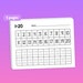 Writing Numbers to 100 Worksheets | Kindergarten & 1st Grade Number ...