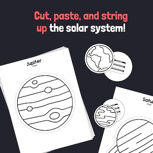 Solar System Craft | 2nd, 3rd, 4th, 5th Grade Planets Activity, Solar ...