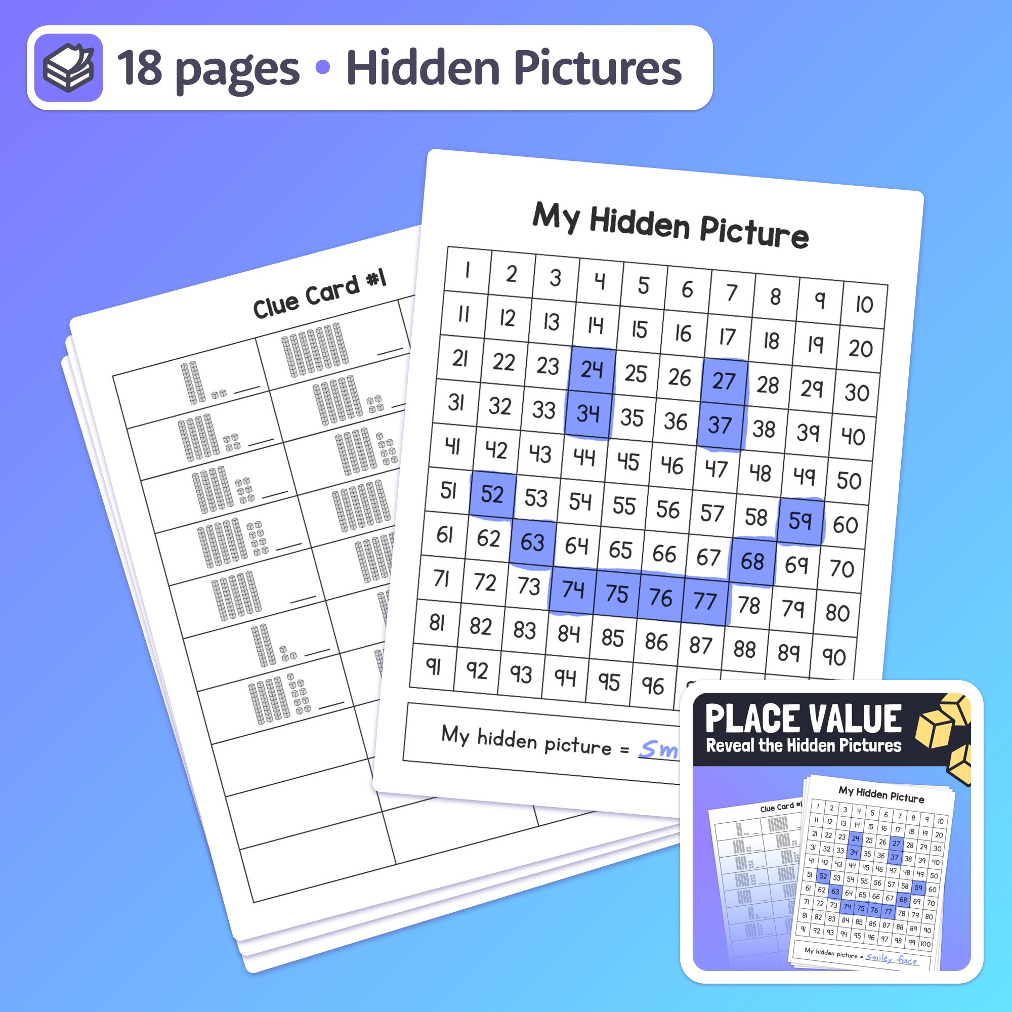 No Prep Place Value Bundle 1st, 3rd, 2nd Grade Place Value Worksheets ...