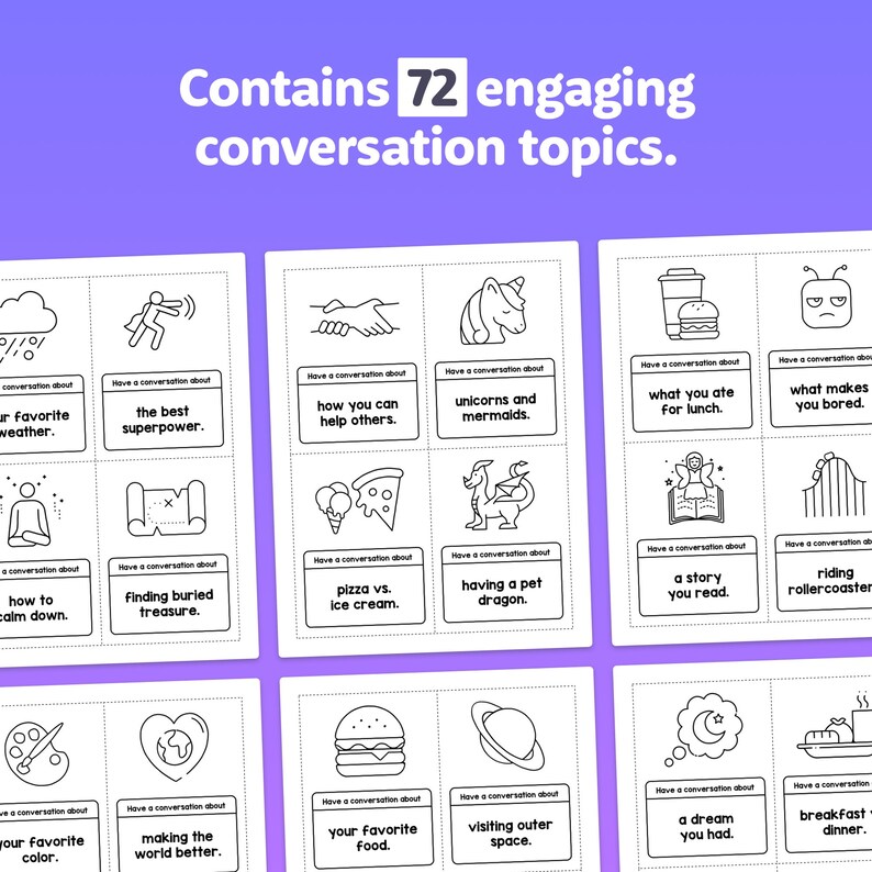 Conversation Game | 1st, 2nd, & 3rd Grade Group Conversation Activity ...