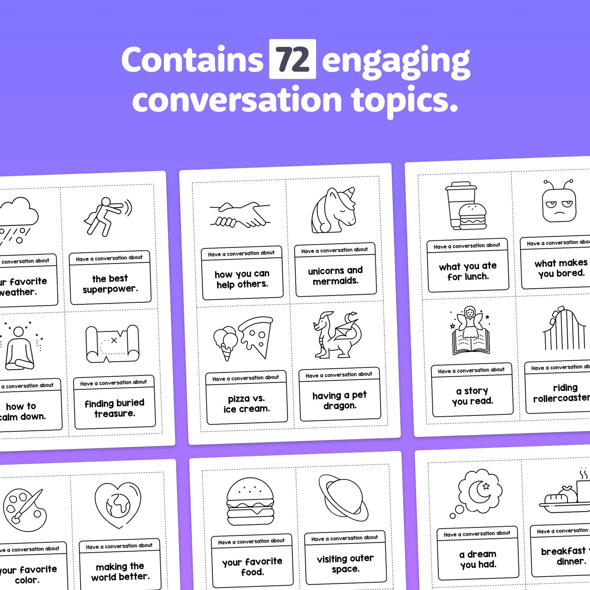Conversation Game | 1st, 2nd, & 3rd Grade Group Conversation Activity ...