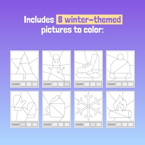 Pop Art Winter Coloring Pages | 1st, 2nd, 3rd Grade Christmas Coloring ...