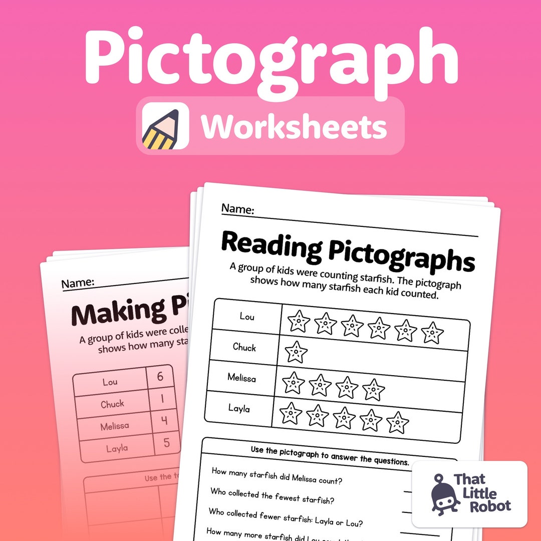 Pictograph Worksheets | 1st Grade Graphs, 2nd Grade Graphs, Picture ...