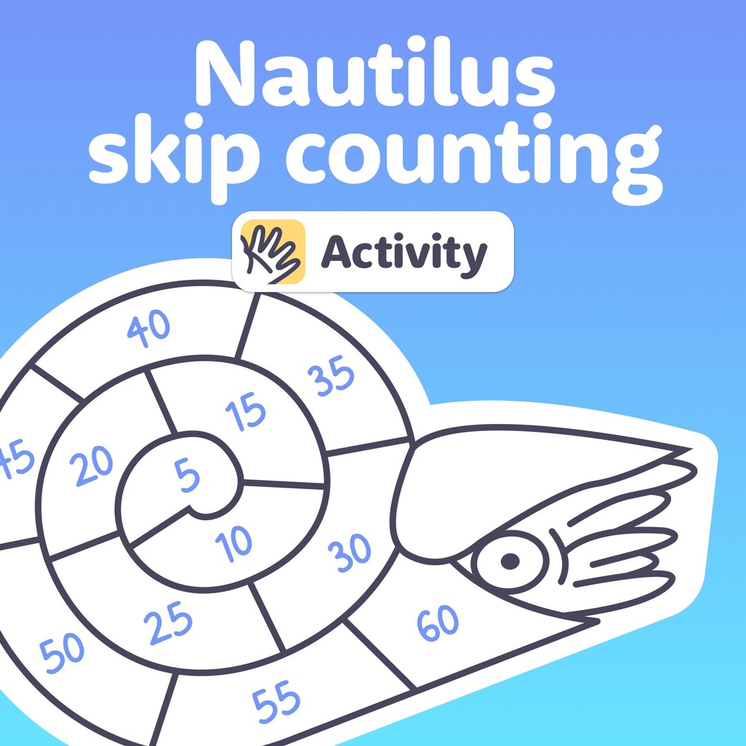 Skip Counting Craft | 1st, 2nd, 3rd Grade Skip Counting Activity, No ...