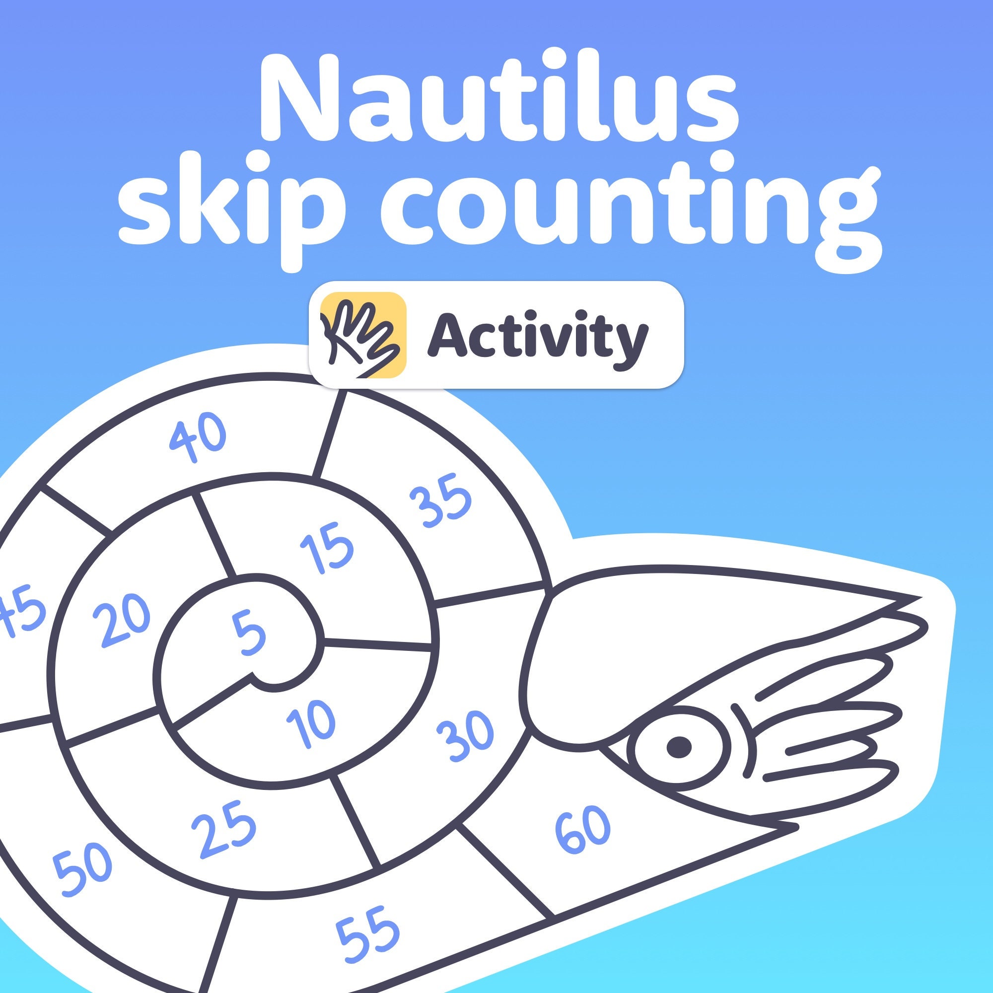 Skip Counting Craft | 1st, 2nd, 3rd Grade Skip Counting Activity, No ...