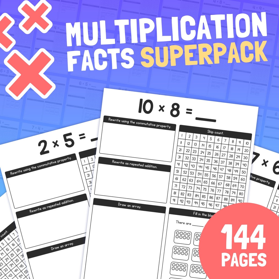 0-12 Multiplication Facts Worksheets | Times Table Activities — 2nd ...