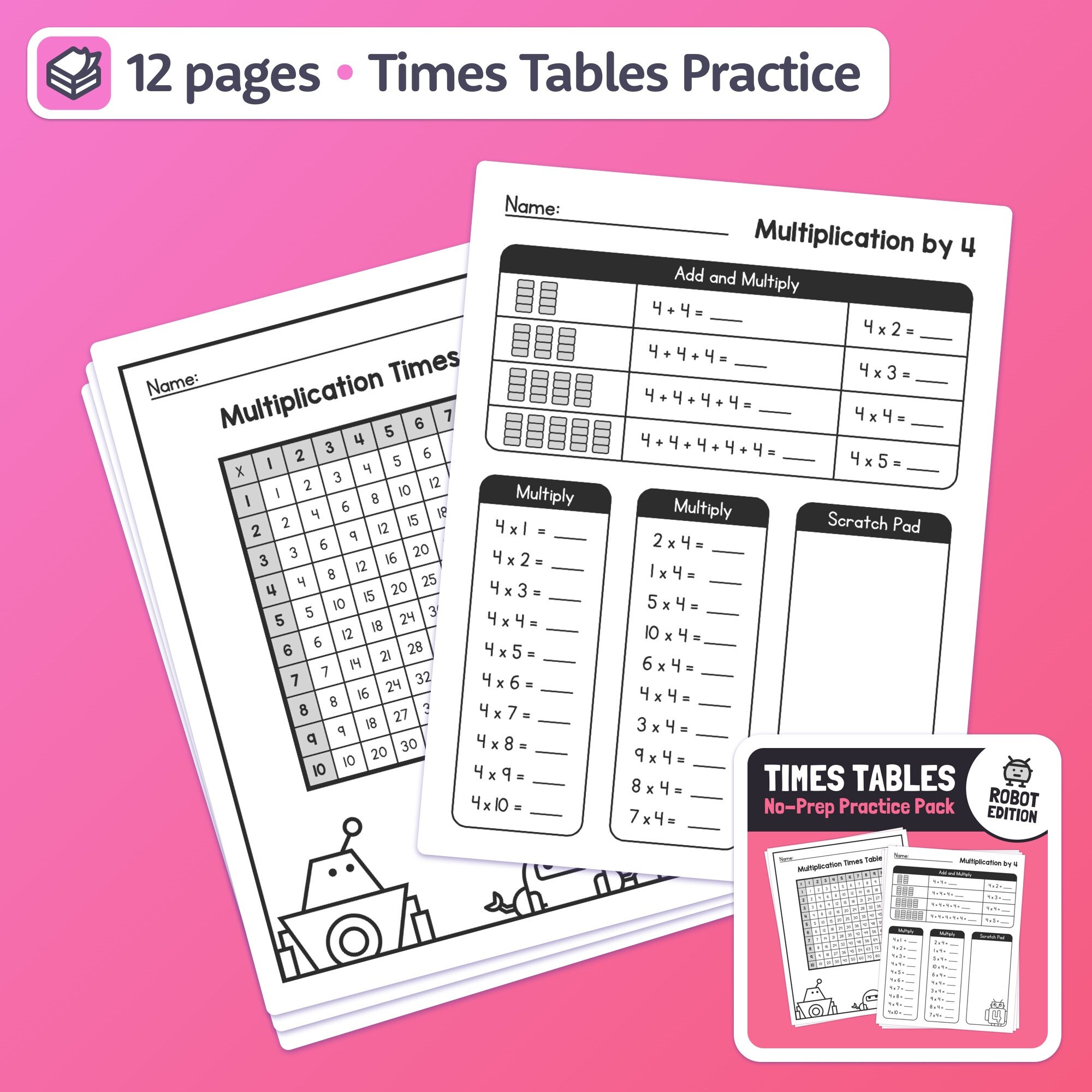 Multiplication Bundle | 2nd, 3rd, 4th Grade Multiplication Worksheets ...