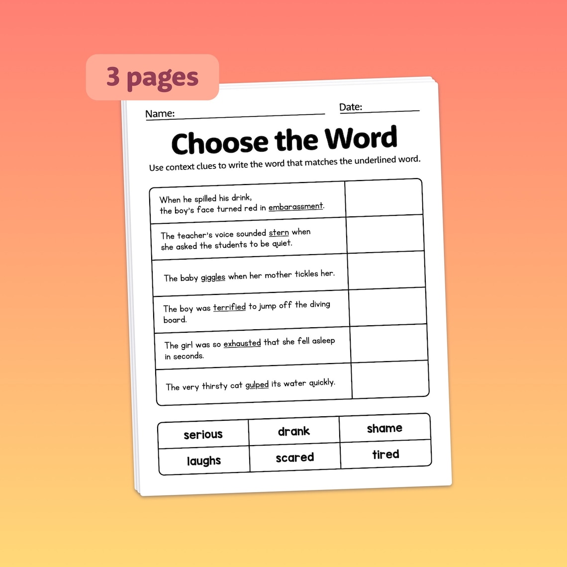 2nd Grade Context Clues Worksheets | 2nd Grade Reading Comprehension ...
