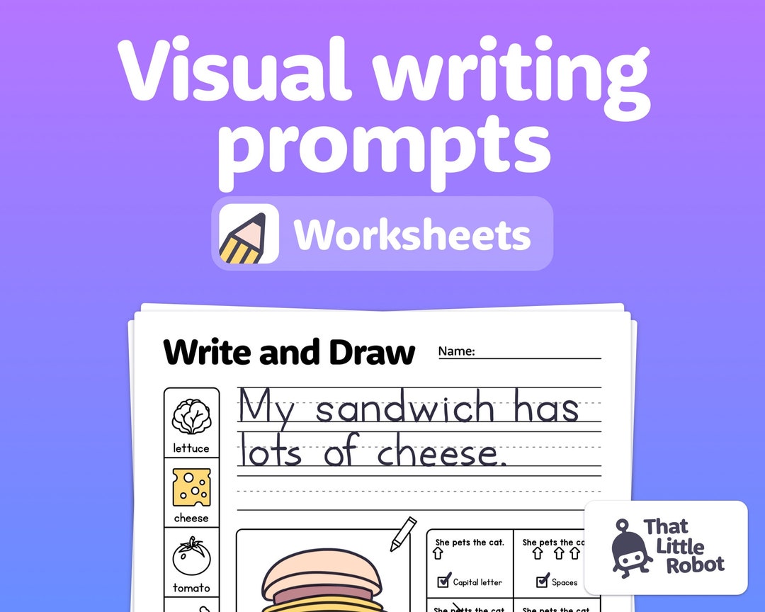 No Prep Writing Prompts for Kindergarten & 1st Grade Writing - Etsy
