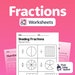 No Prep Fraction Worksheets | 2nd, 3rd, 4th Grade Common Core Math ...