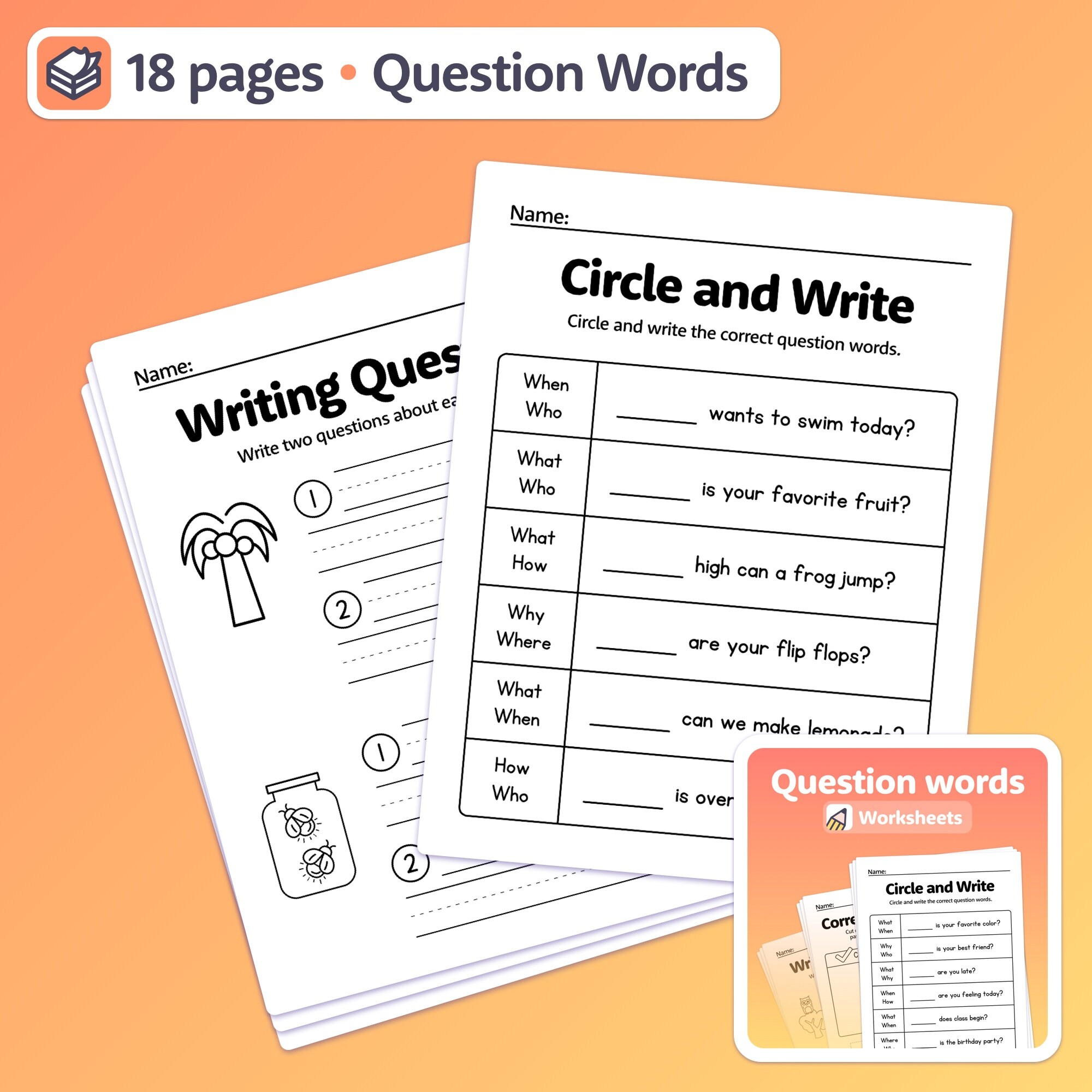Grammar Bundle | Kindergarten Grammar, 1st Grade Grammar, 2nd Grade ...