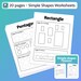 2D Shapes BUNDLE | Kindergarten Shapes, 1st Grade Shapes, 2nd Grade ...