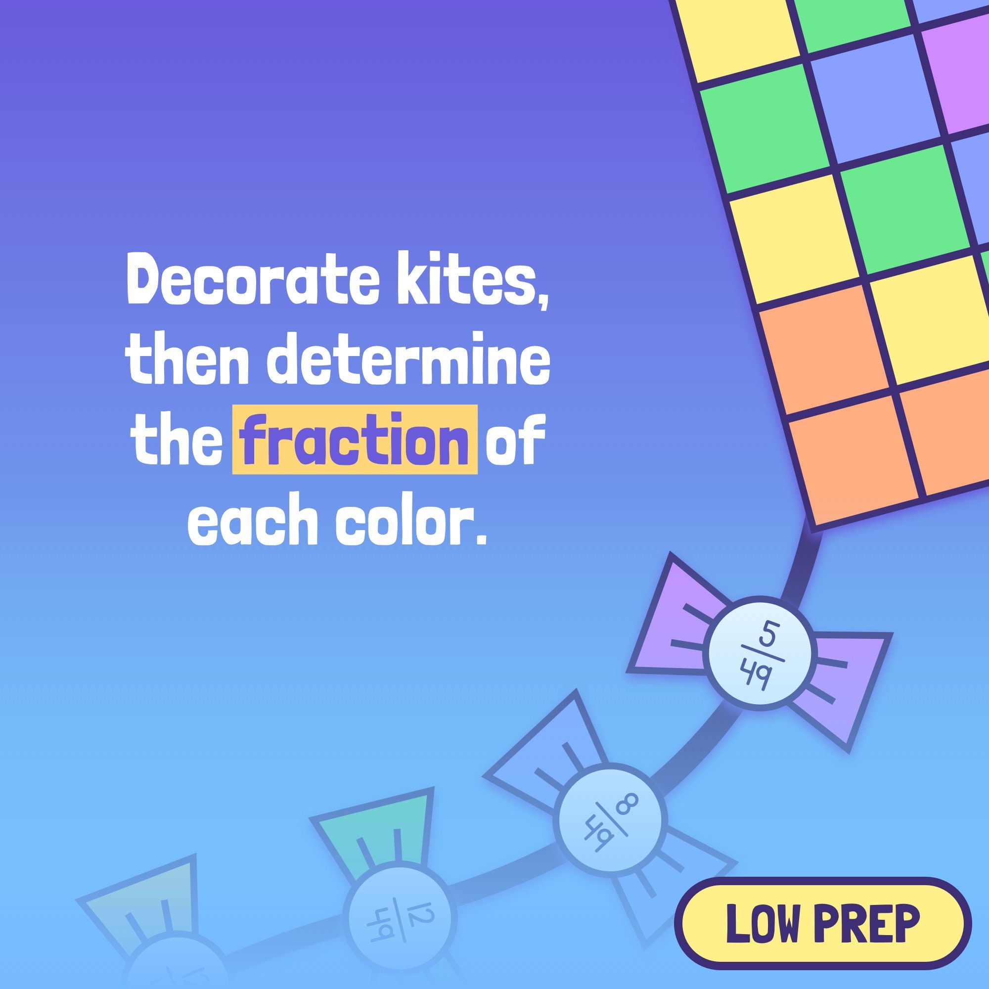 Fraction Kite Template