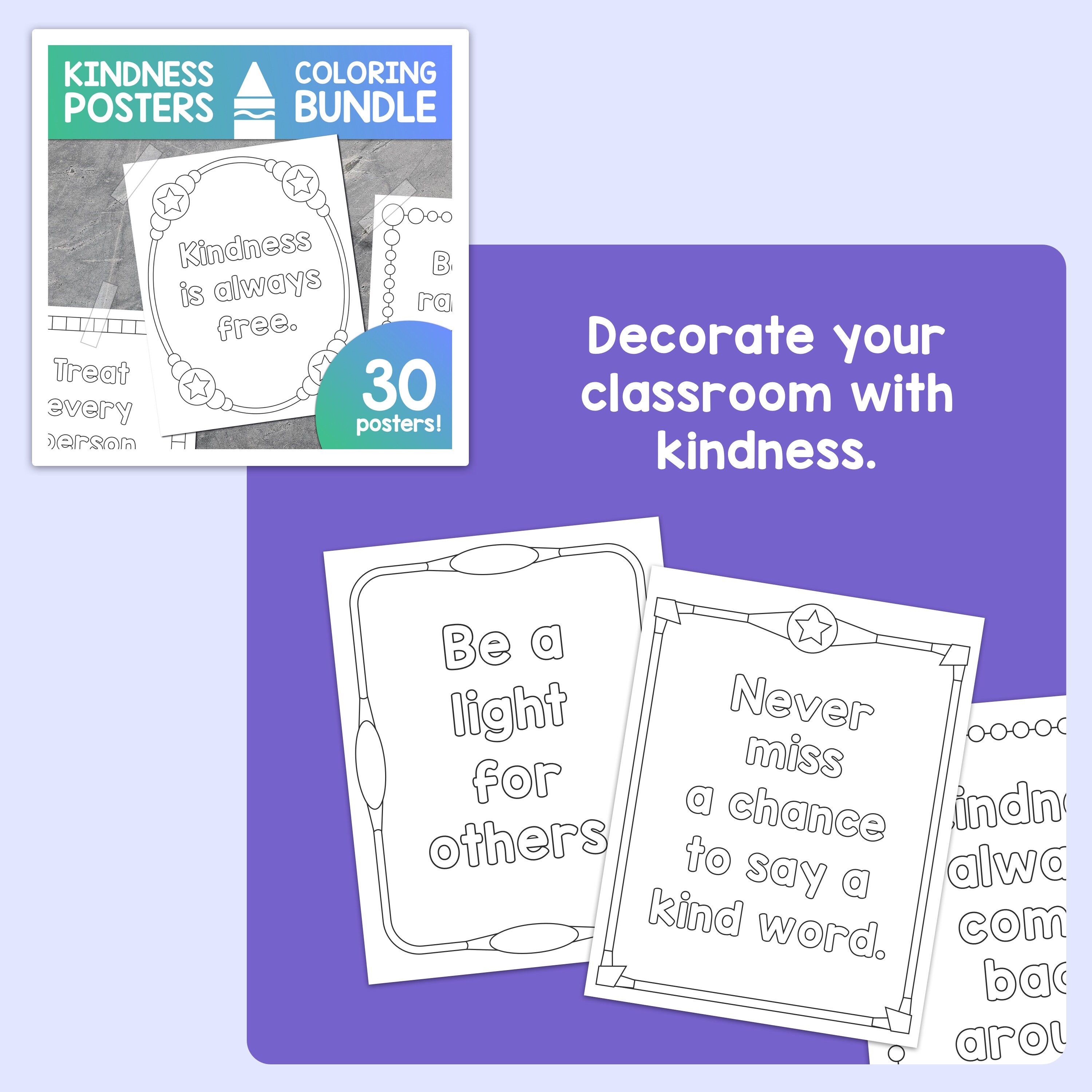 Positive Affirmations Art Bundle | 1st, 2nd, 3rd Grade Mindfulness ...