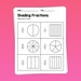 No Prep Fraction Worksheets | 2nd, 3rd, 4th Grade Common Core Math ...