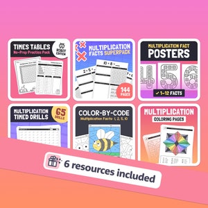 Multiplication Bundle | 2nd, 3rd, 4th Grade Multiplication Worksheets ...