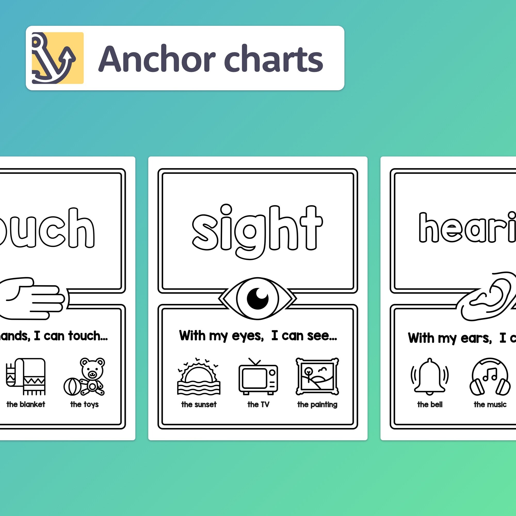 No Prep 5 Senses Unit | Kindergarten, 1st, 2nd Grade Science Activities ...