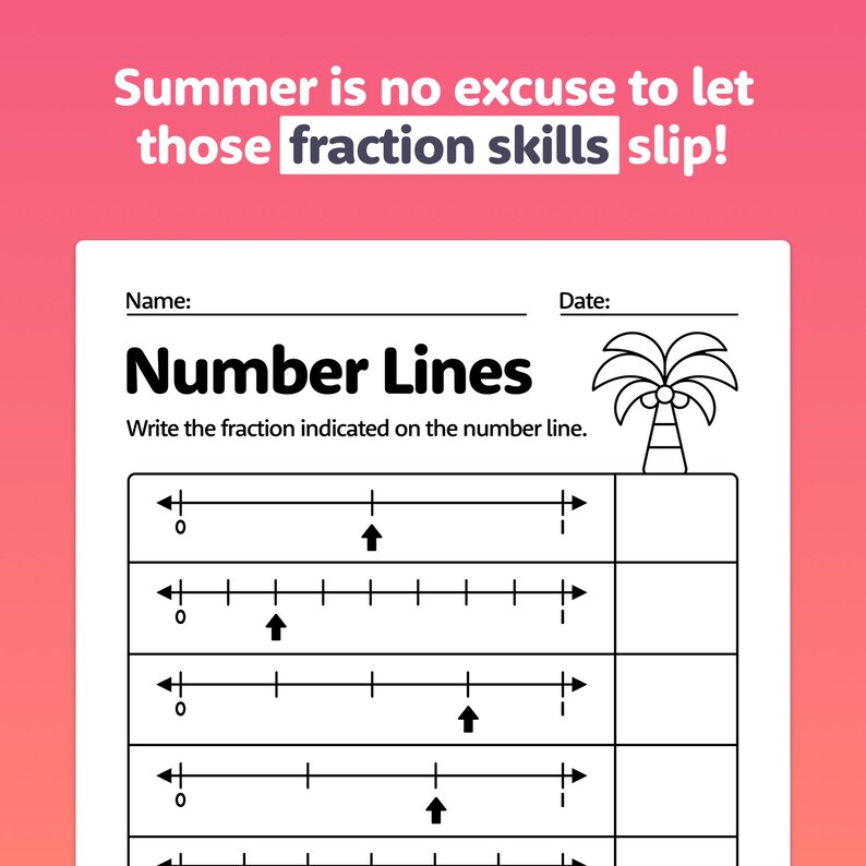 3rd Grade Fractions Review | Summer Fraction Worksheets, 3rd Grade ...