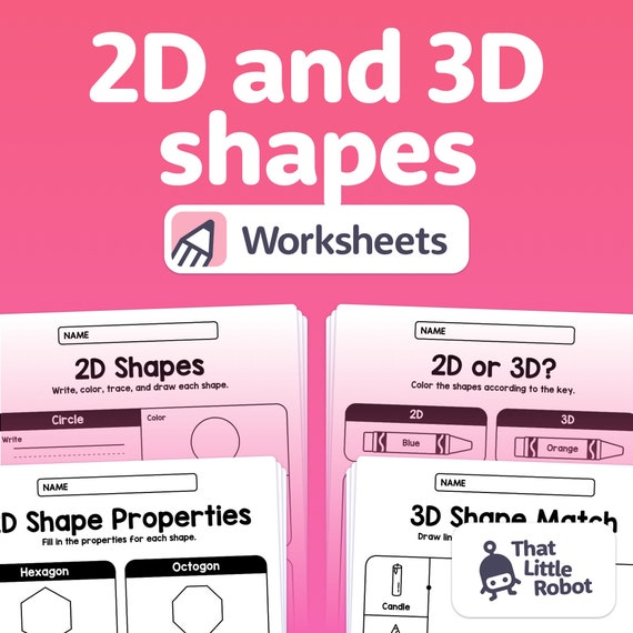 2d And 3d Shapes Worksheets 2nd Grade Symmetry Worksheets