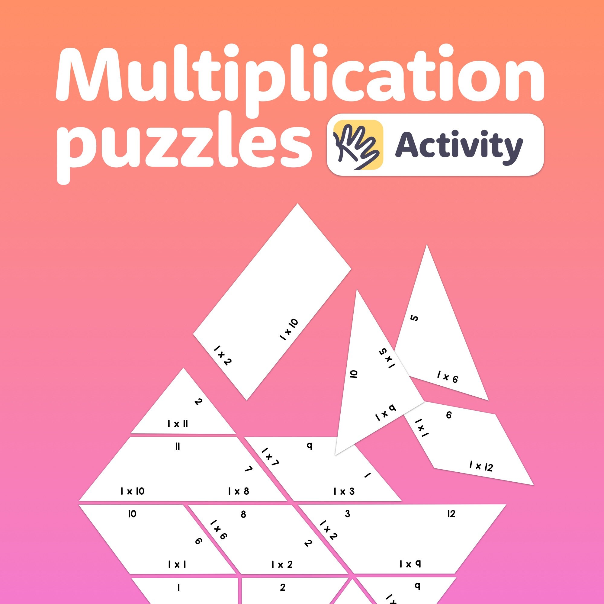 Multiplication Puzzles | 3rd & 4th Grade Multiplication Facts Review ...
