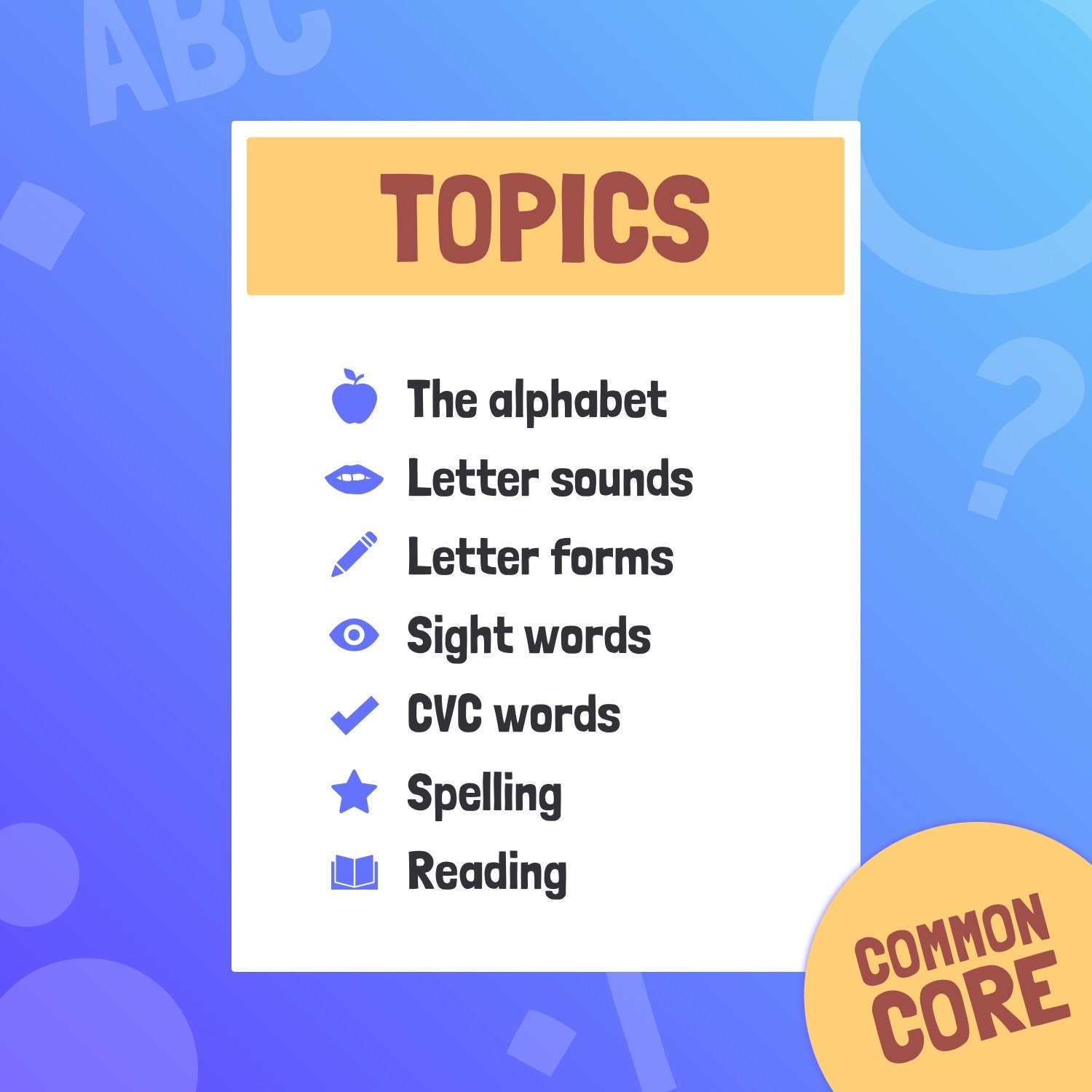 Kindergarten English Worksheets, Activities & Centers | ELA Literacy ...