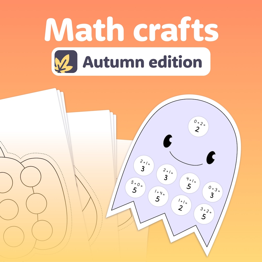 Fall Math Crafts | Autumn Addition Crafts & Autumn Subtraction Crafts ...