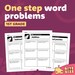 1st Grade One Step Word Problems Worksheets | 1.OA.A.1 Addition ...