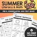 Summer Handwriting Worksheets | Kindergarten, 2nd, & 1st Grade ...