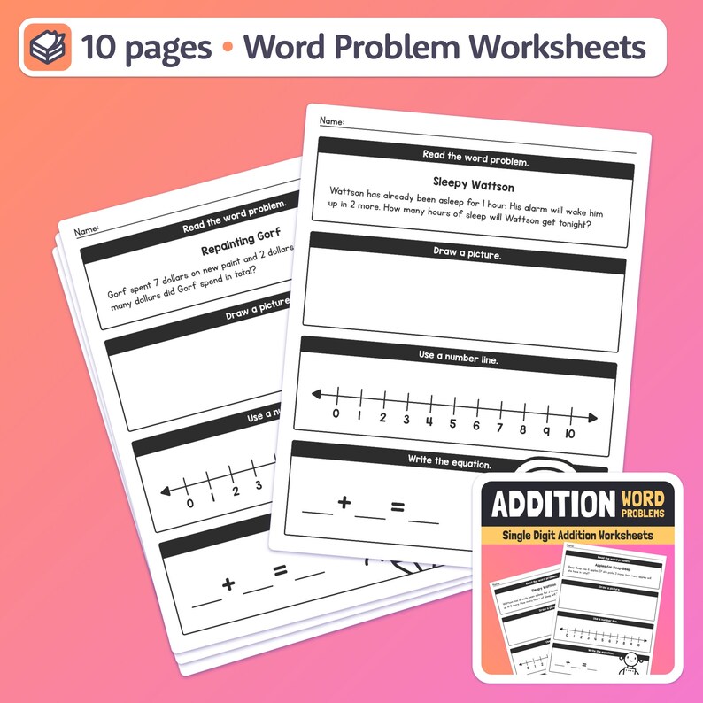 Addition to 10 Bundle | Kindergarten Addition, 1st Grade Addition ...