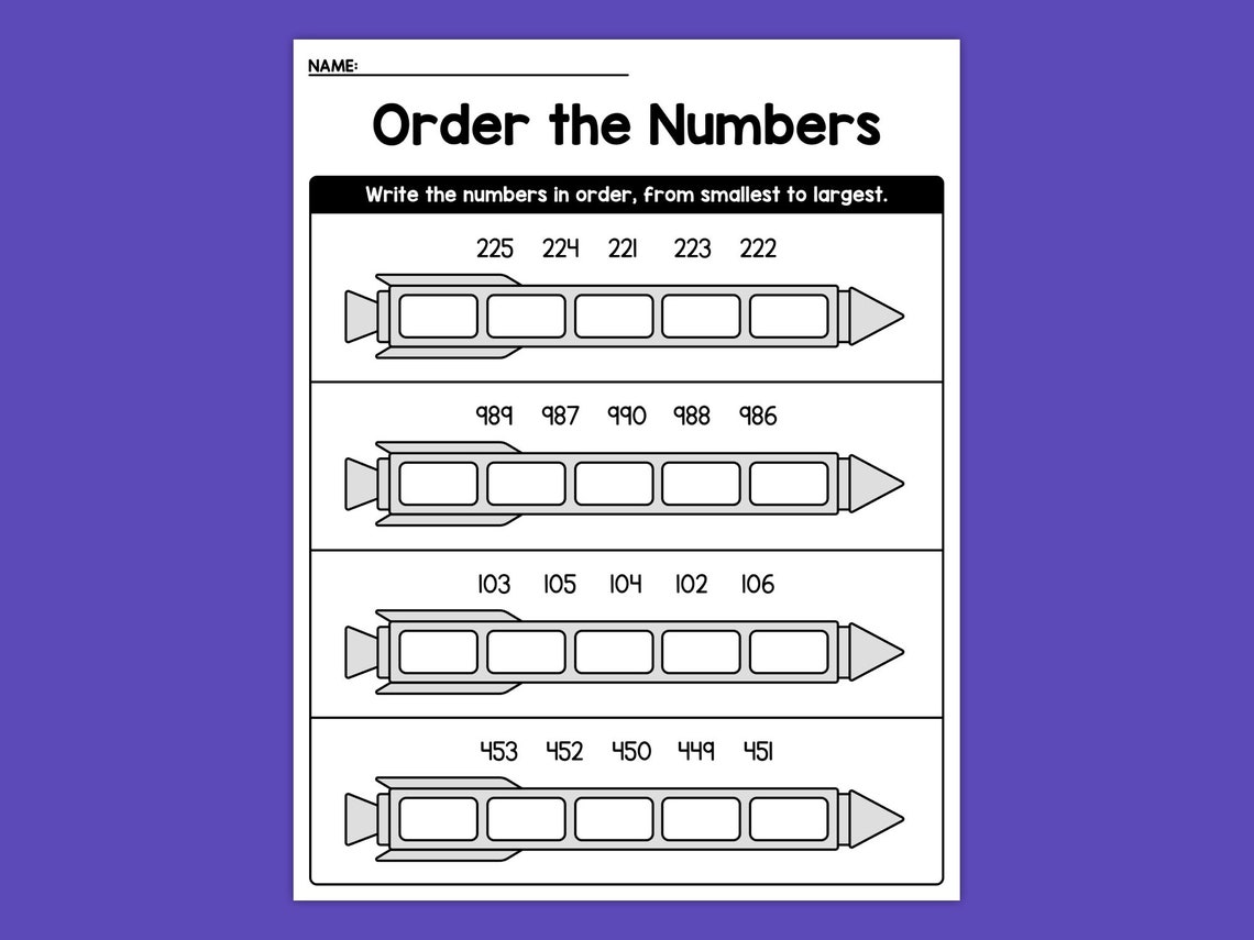 Place Value Worksheets Space Place Value Activities Hundreds, Tens ...