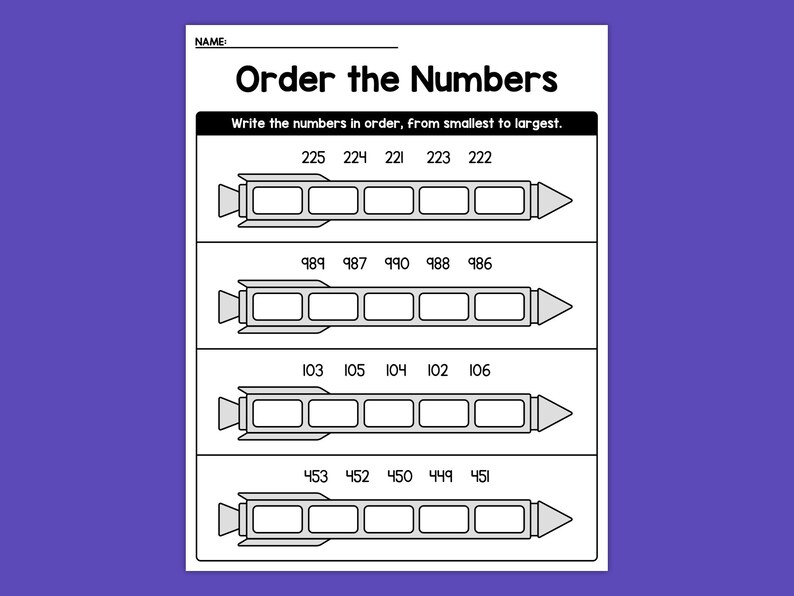 Place Value Worksheets | Space Place Value Activities — Hundreds, Tens ...