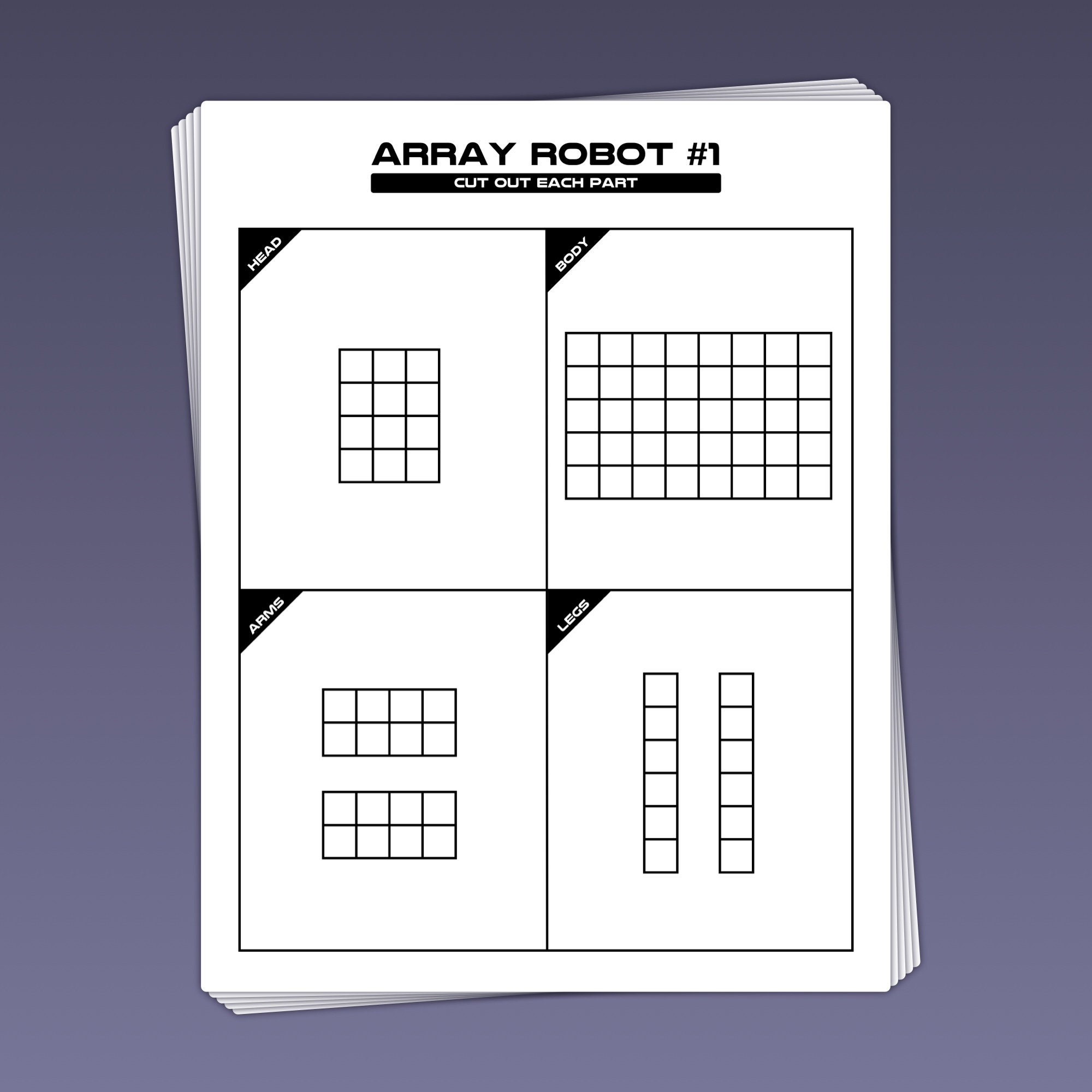 No Prep Multiplication Arrays Activity | 3rd & 4th Grade Math Center ...