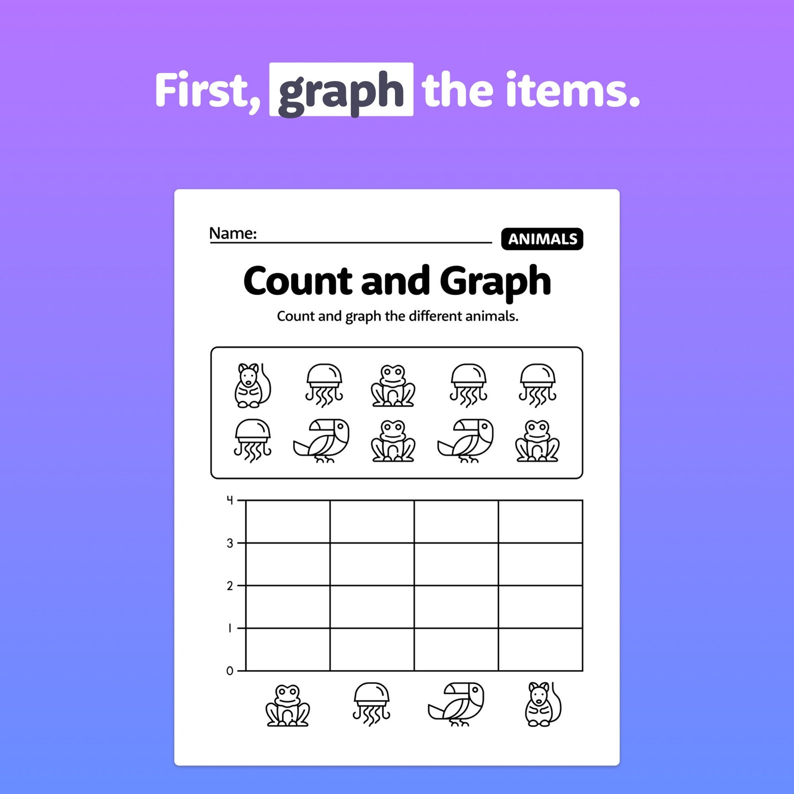 Bar Graph Worksheets | 1st Grade Graphs, 2nd Grade Graphs, Analyzing ...