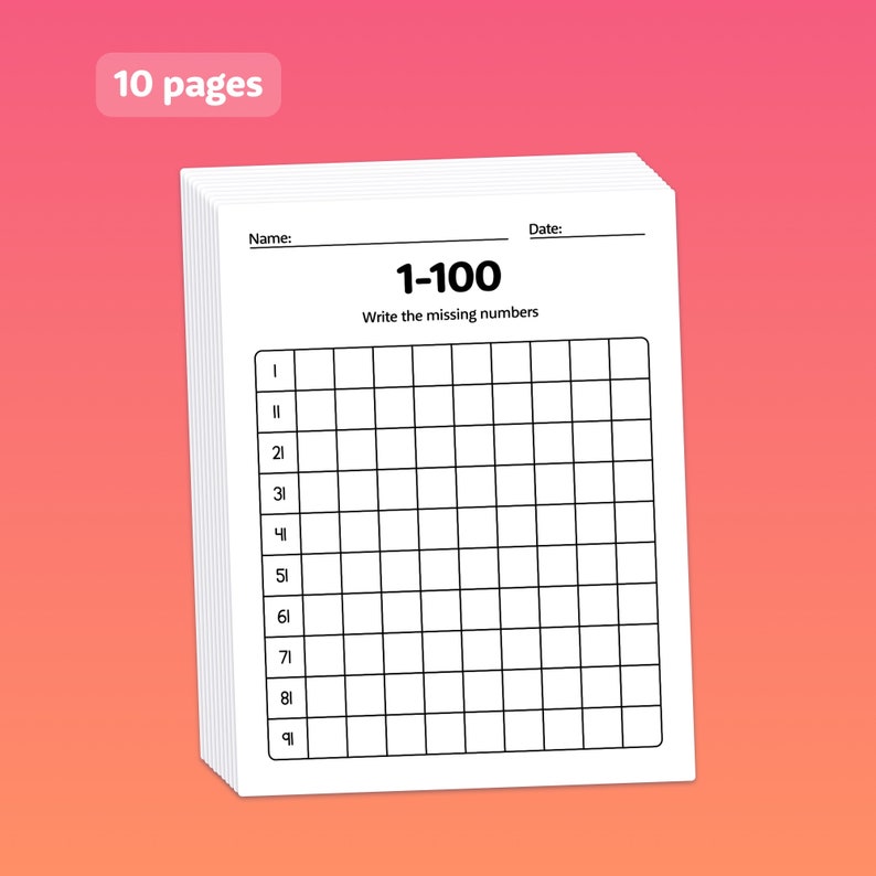 Read and Write Numbers to 1000 Worksheets | 1st & 2nd Grade Writing to ...