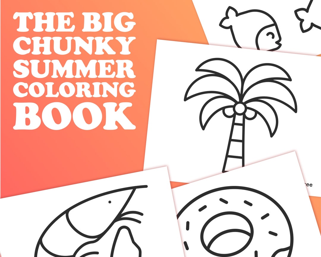 Summer Coloring Pages Pre-k Kindergarten & Special - Etsy